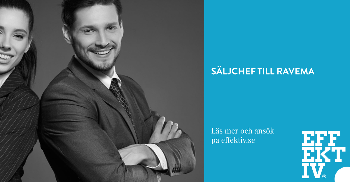 Säljchef till Ravema | Effektiv - för vinnare i arbetslivet