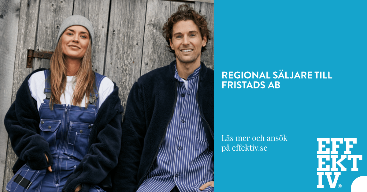Regional säljare till Fristads AB | Effektiv - för vinnare i arbetslivet