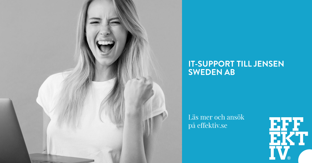 IT-support till JENSEN Sweden AB | Effektiv - för vinnare i arbetslivet