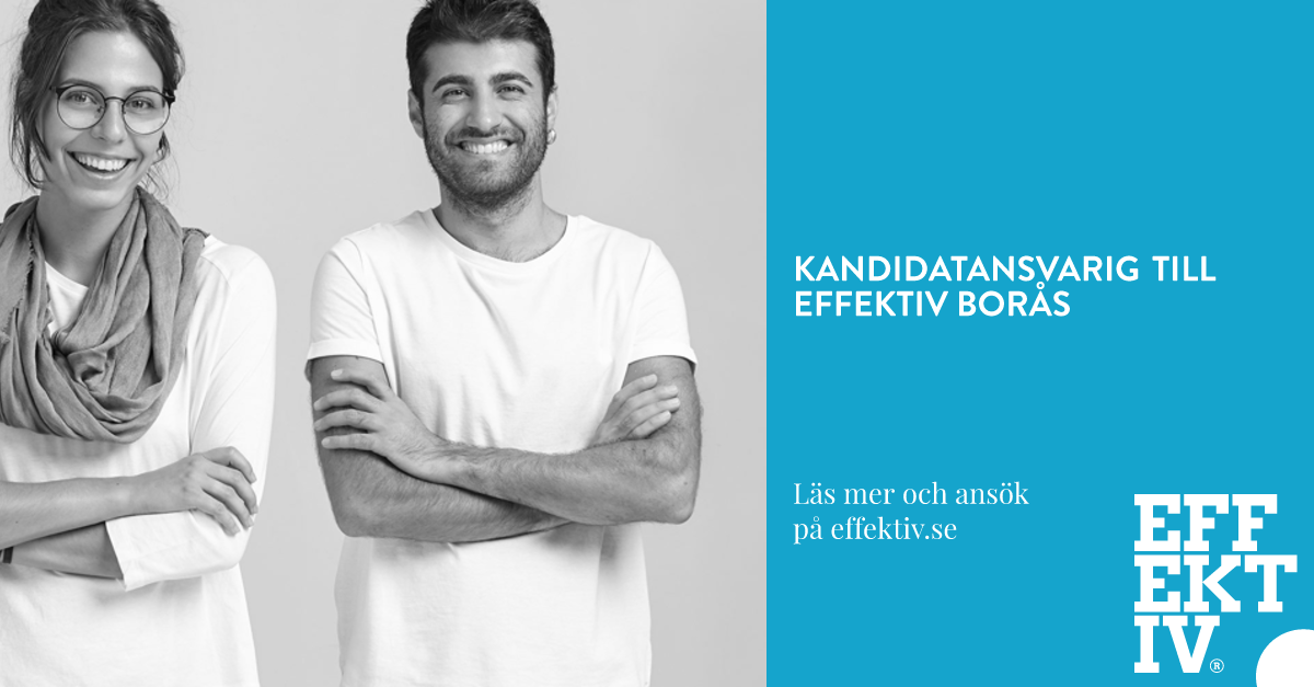 Kandidatansvarig till Effektiv Borås | Effektiv - för vinnare i arbetslivet