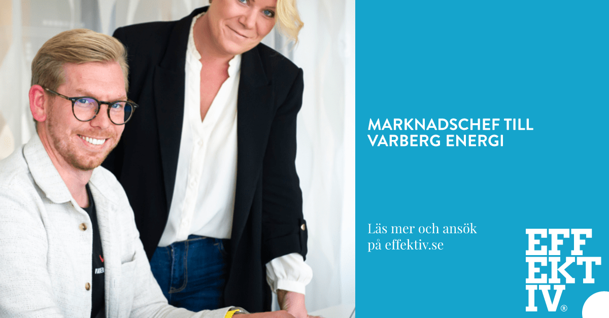 Marknadschef till Varberg Energi | Effektiv - för vinnare i arbetslivet